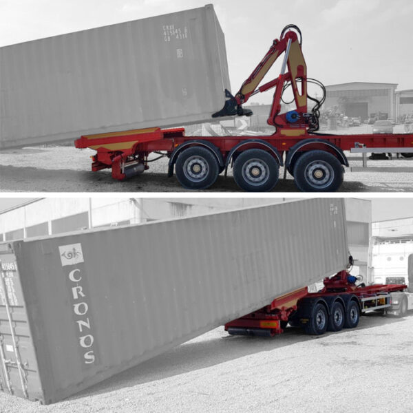 Shipping Container Roll Off Trailer - ContiLift System
