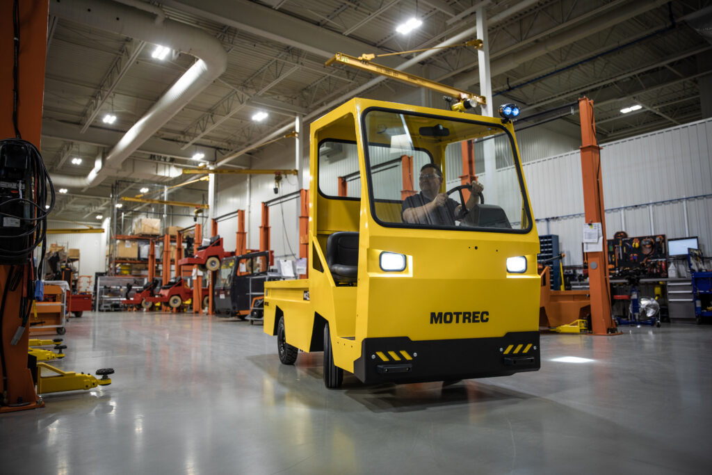 Motrec Electric Industrial Vehicles from Greenfield Products